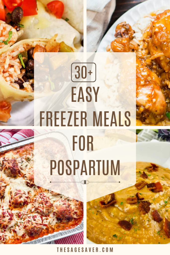 The Best Easy Freezer Meals for Postpartum - The Sage Saver