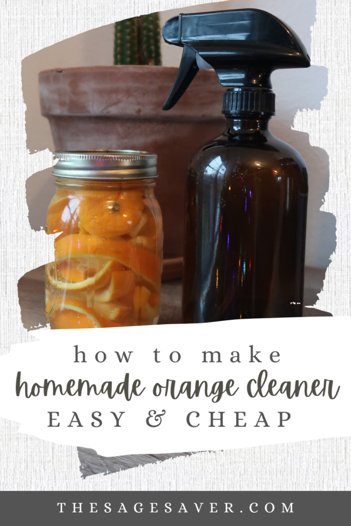 How to Make Homemade Orange Cleaner - The Sage Saver